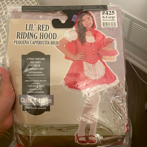 Costumes | Lil Red Riding Hood 2pc Costume Xl | Poshmark
